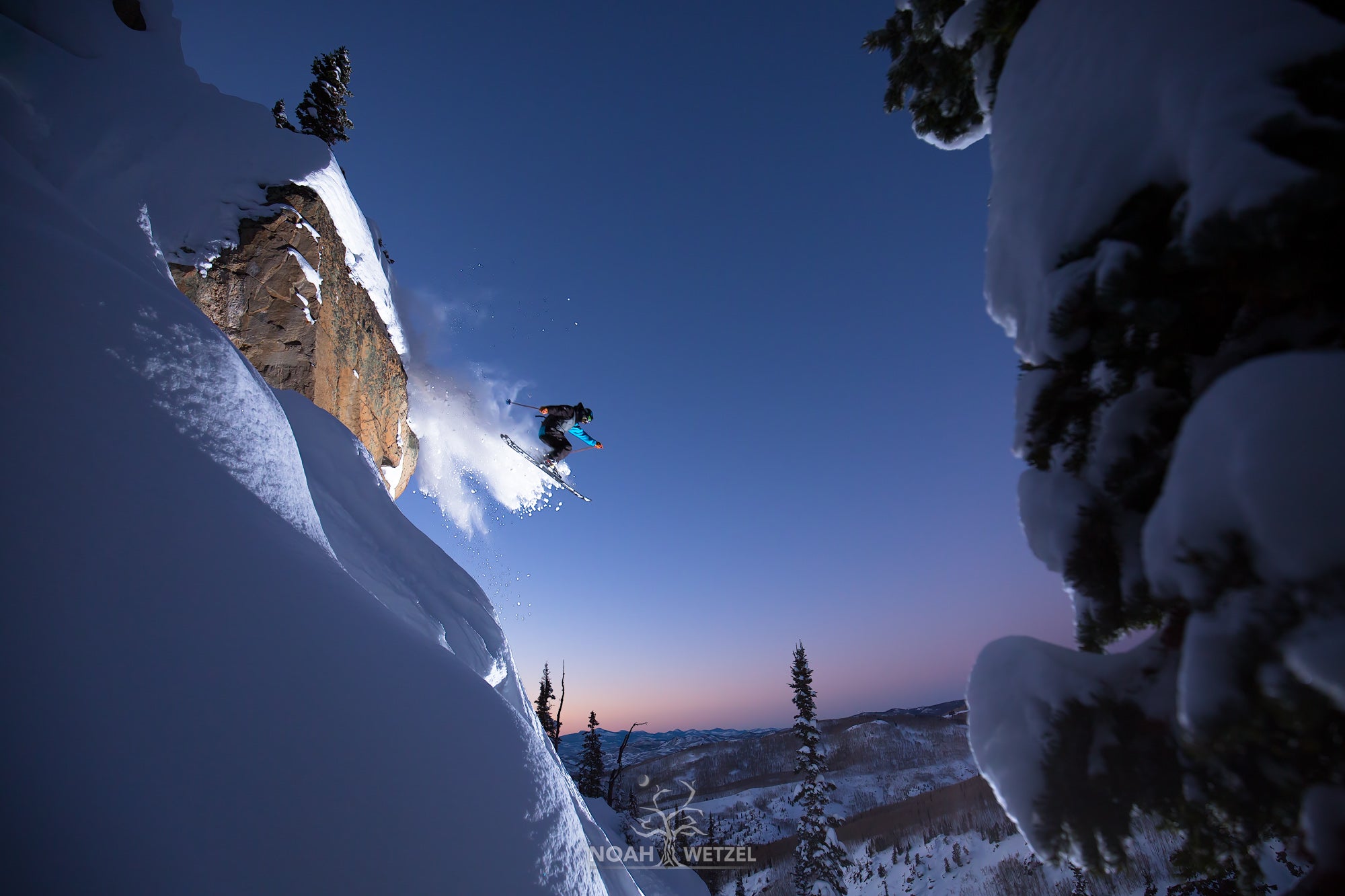 Canyon Cliff Twilight – The Wetzel Gallery