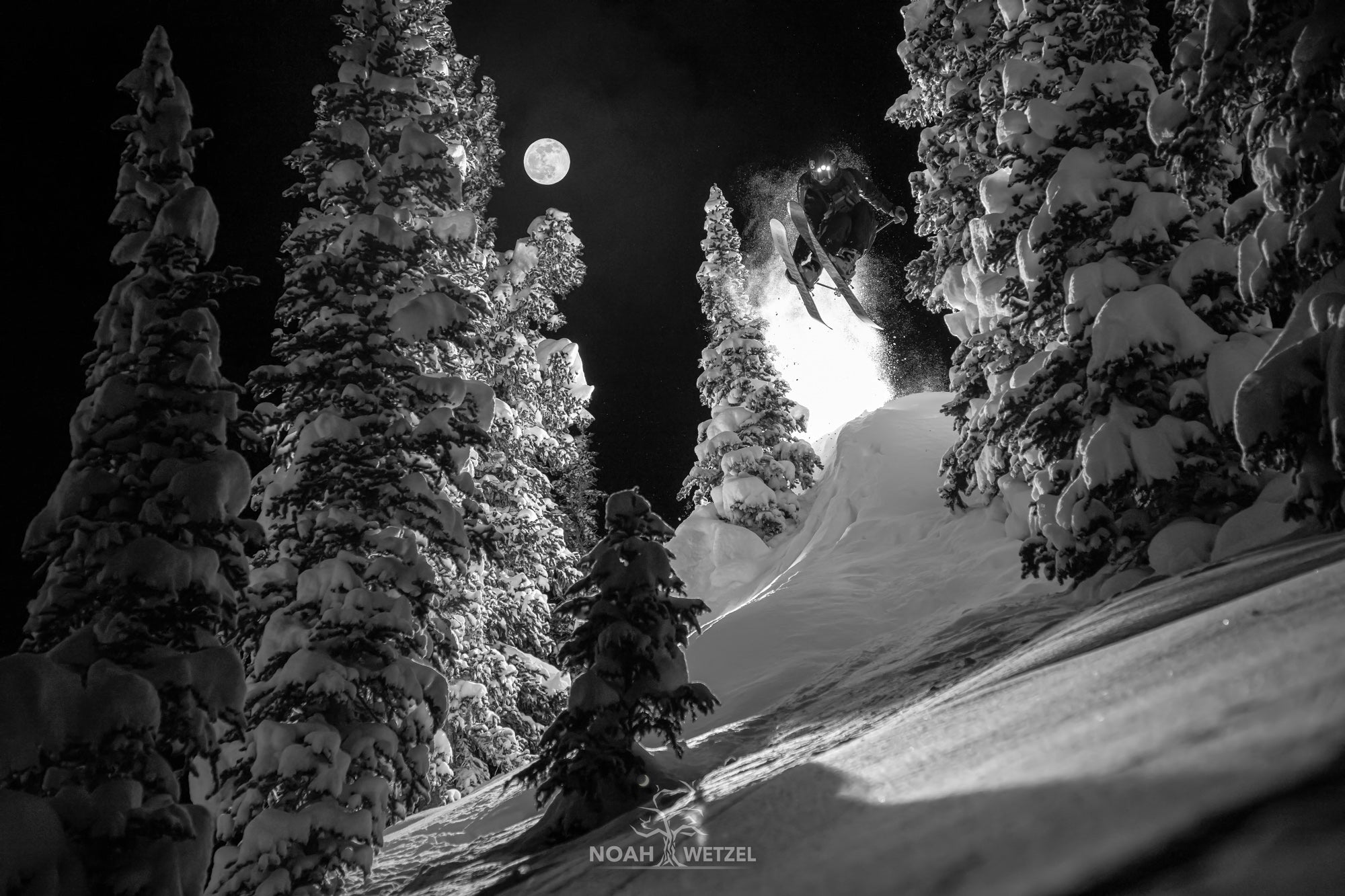 Full Moon Skiing – The Wetzel Gallery